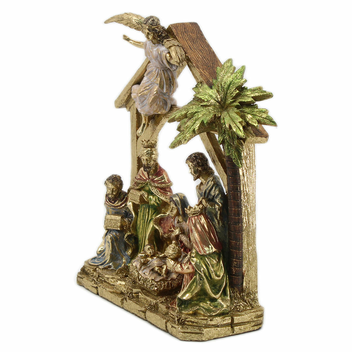 Christmas nativity set Signes Grimalt Resin 10 x 31 x 28 cm - Idea Natale